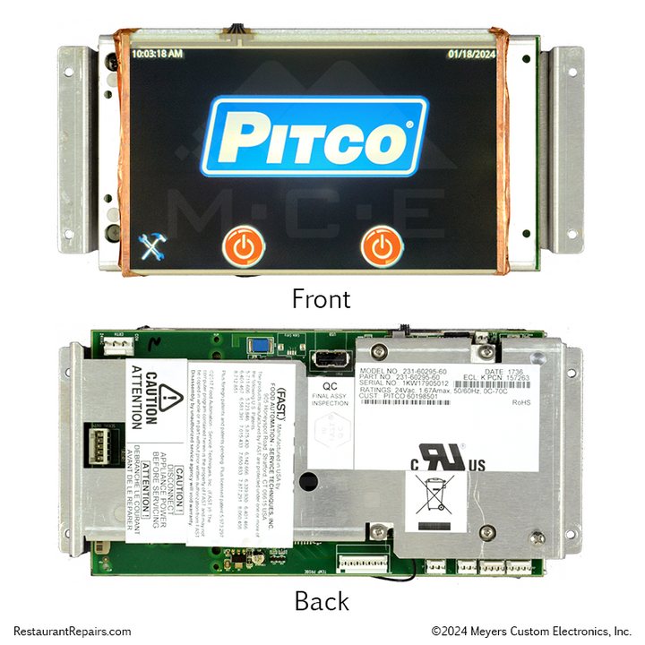 Pitco Controller Repairs – MCE Restaurant Electronics Repairs