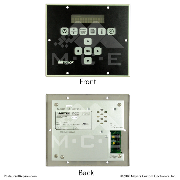 Repair - Taylor Grill Controller Display – MCE Restaurant Electronics ...